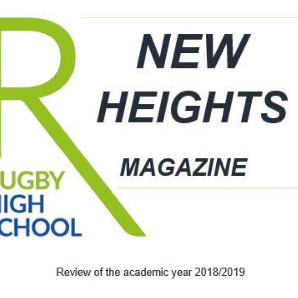 Rugby High School - Launch of New Heights Magazine