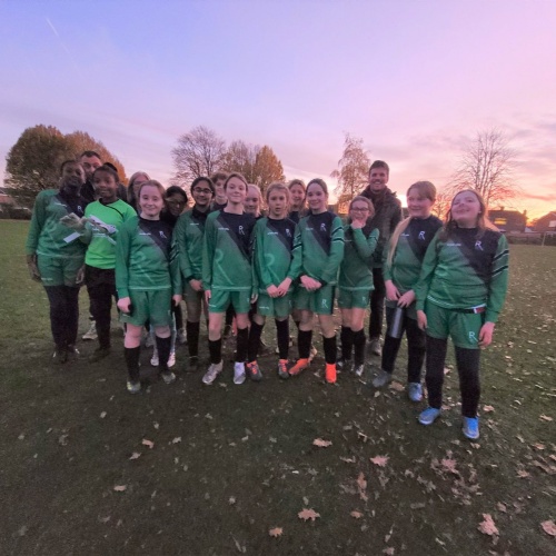 Rugby High School - U13s play their first football match
